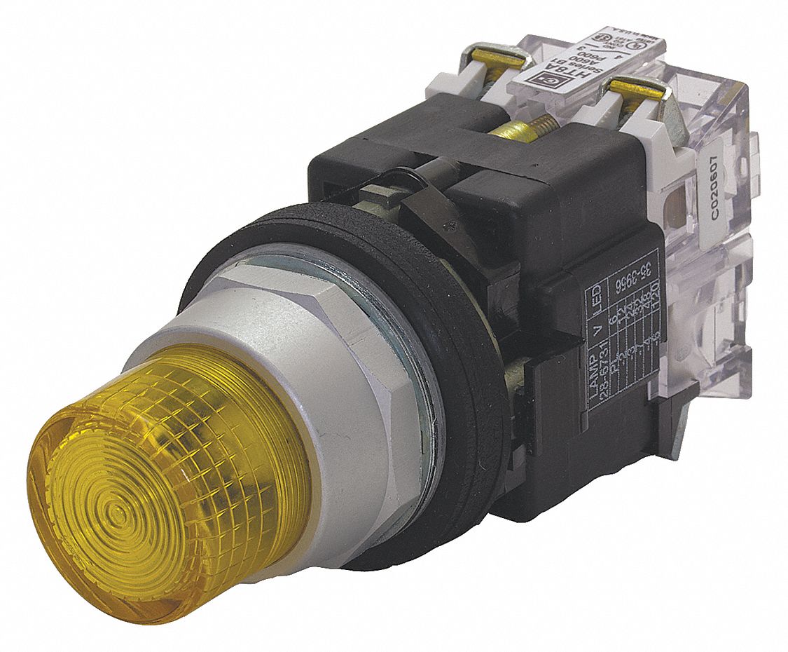 EATON, Illuminated, Extended Profile, Illuminated Push Button - 33HP57 ...