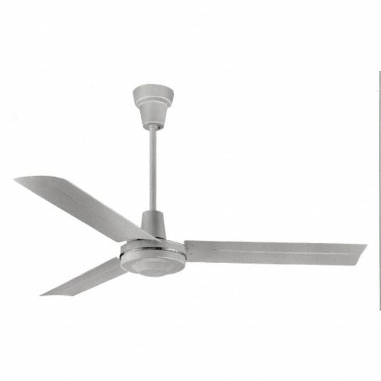 Ceiling Fan, Number of Blades 3, Number of Speeds 1, 120V AC - Grainger