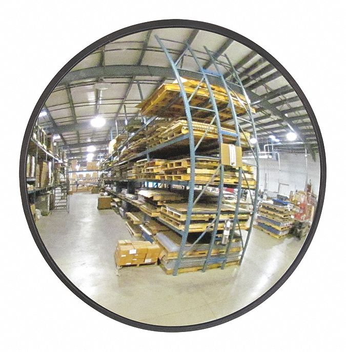Round, Acrylic, Indoor Convex Mirror - 33HV04|SCVI-SR-18Z-VT - Grainger
