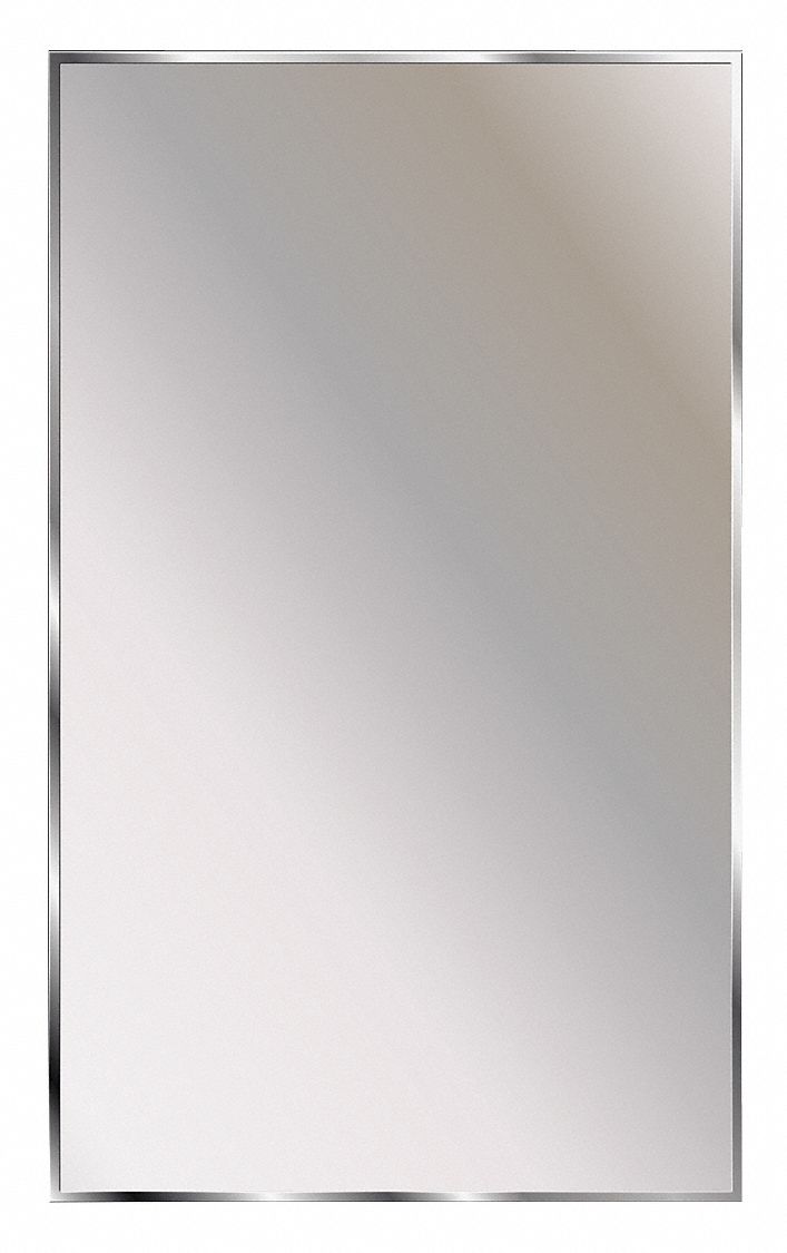 KETCHAM ACRYLIC MIRROR,SHATTER-RESISTANT,18X30IN - Bathroom Mirrors and ...