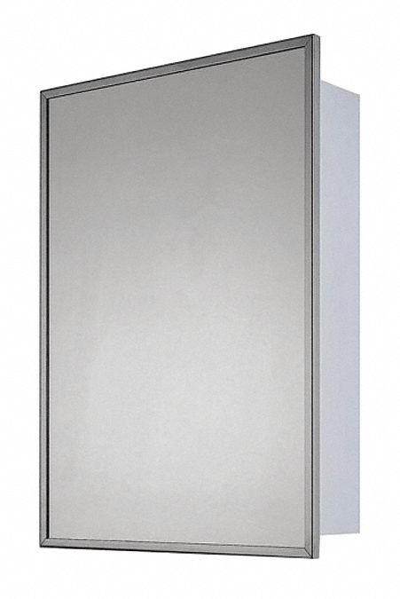 KETCHAM MIRROR,STAINLESS STEEL,24X36 IN.,SS - Bathroom Mirrors and ...