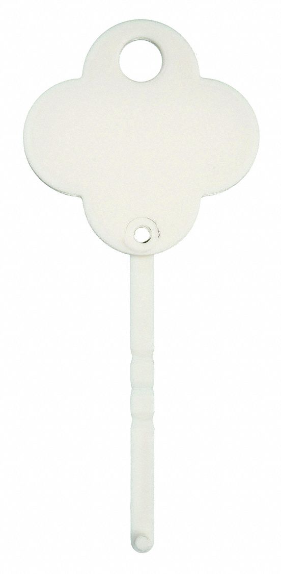 100 Key Tags, Shamrock, Key Tag - 33J873|33J873 - Grainger