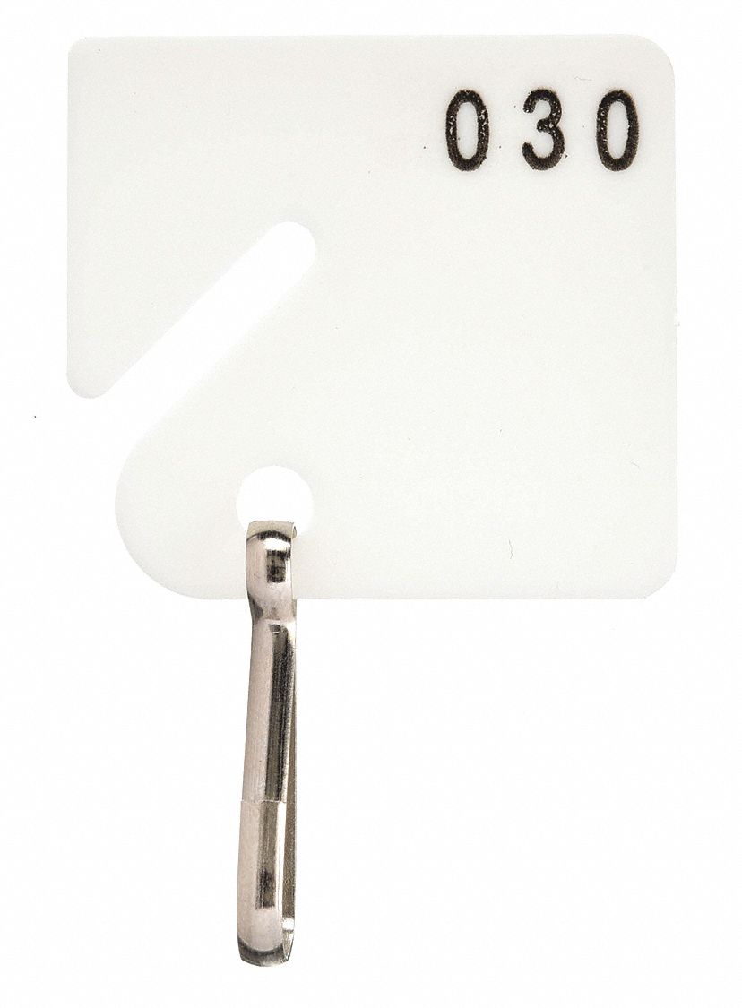 20 Key Tags, Rectangle, Key Tag - 33J875|33J875 - Grainger