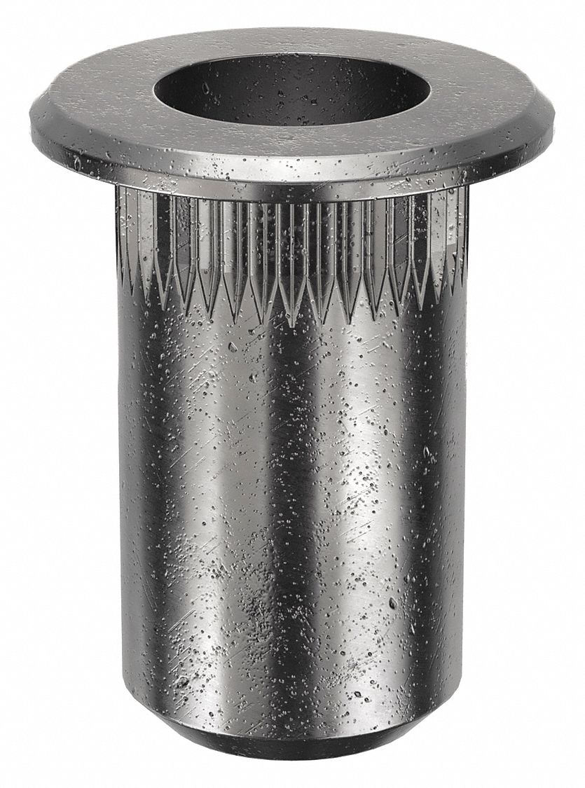 #6-32 Thread Size, 1/2 in Overall Lg, Rivet Nut - 33JF06|ALS4T-632-130 ...