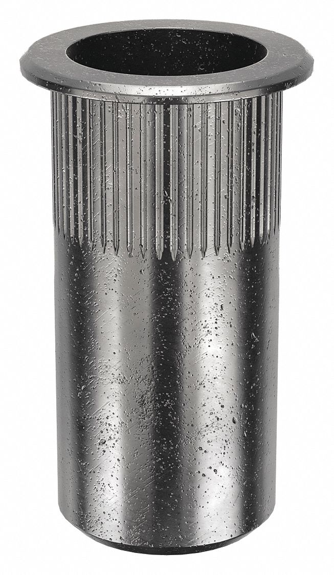 M12-1.75 Thread Size, 38 mm Overall Lg, Rivet Nut - 33JF29|ALS4T-12175 ...