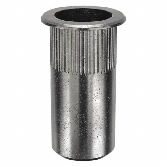 M12-1.75 Thread Size, 38 mm Overall Lg, Rivet Nut - 33JF29|ALS4T-12175 ...
