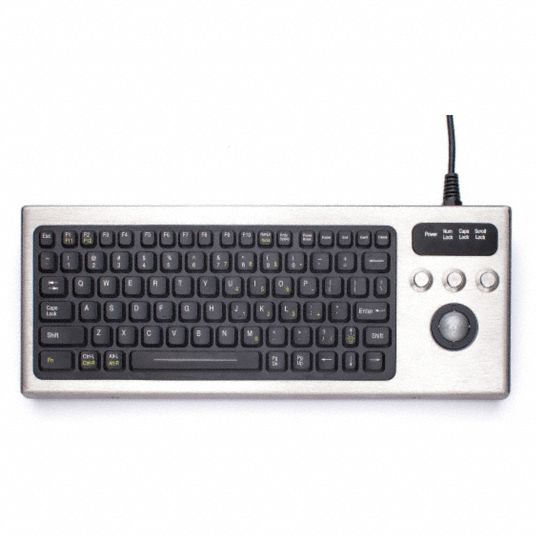 IKEY, USB Connection, Black, Keyboard - 33JP53|DBL-810-TB-USB - Grainger