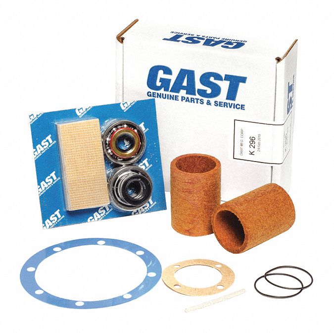 GAST, K296, 33K881, Lubricated Service Kit - 33K237|K296 - Grainger