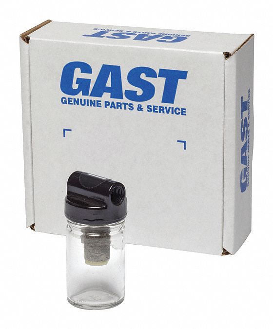 GAST, AA617G, 33K714/3KYY6, Filter/Muffler Assembly - 33K392|AA617G ...
