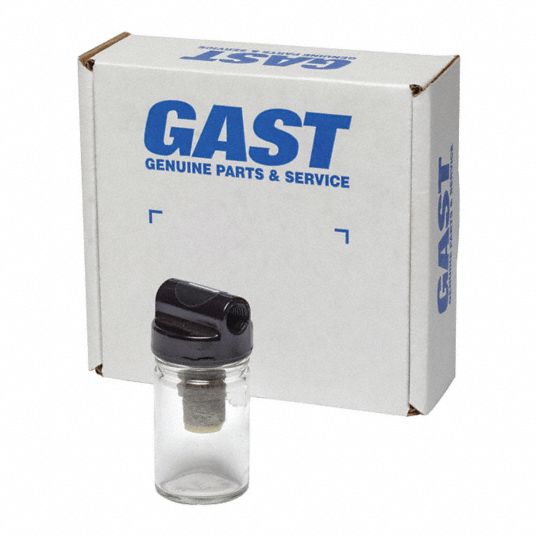 GAST, AA617G, 33K714/3KYY6, Filter/Muffler Assembly - 33K392|AA617G ...