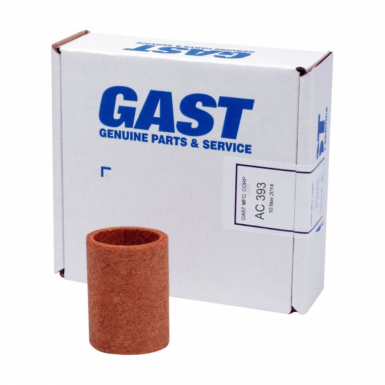 GAST, Mfr Part # AC393, Cartridge Filter Element, Cartridge Sep Dr Fil ...