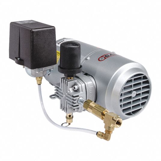 GAST, 0.166 hp, 1 Phase, Piston Air Compressor - 33K633|1LAA-46S-M100GX ...