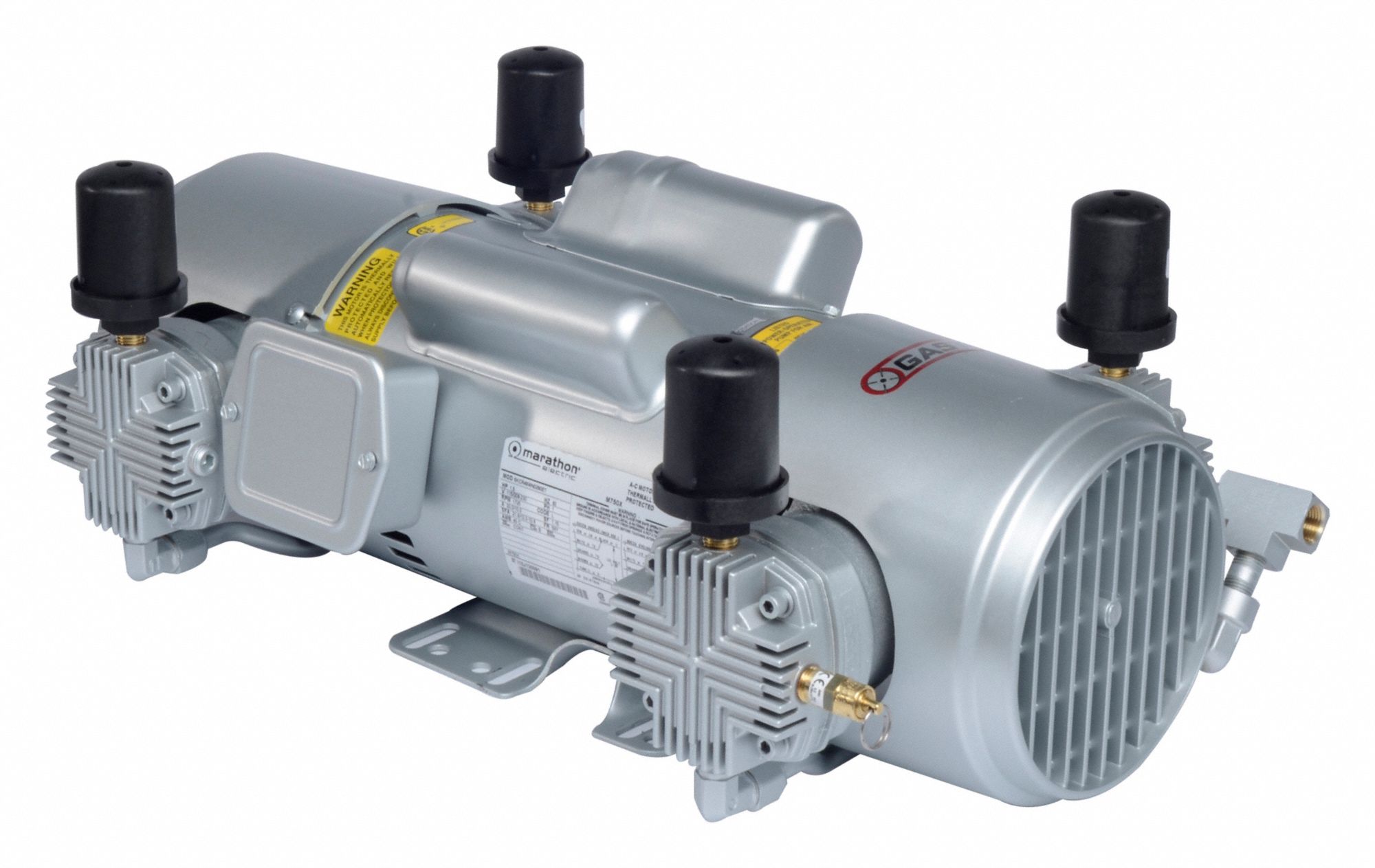 GAST, 1.5 hp, 1 Phase, Piston Air Compressor - 33K759|7LDE-16-M750X ...