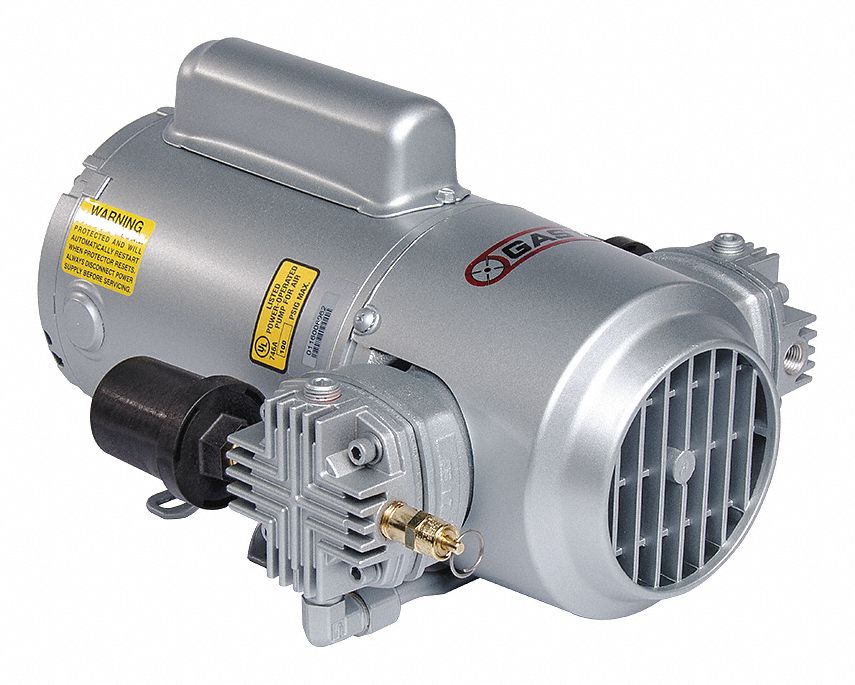 GAST, 0.5 hp, 1 Phase, Piston Air Compressor - 33K786|4HCC-10-M450X ...