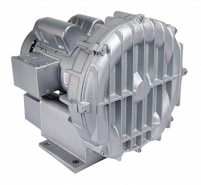 GAST, 1.5 hp, 65 in wc Max Op Pressure, Regenerative Blower - 33K813 ...