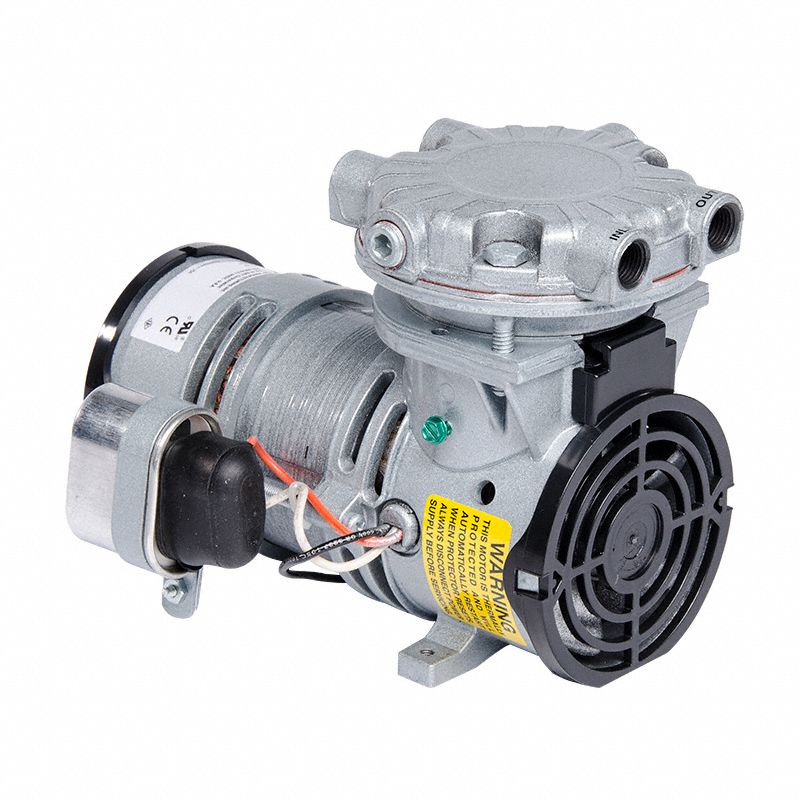 GAST, 0.1 hp, 1 Phase, Piston Air Compressor - 33K842|LOA-101-JR - Grainger