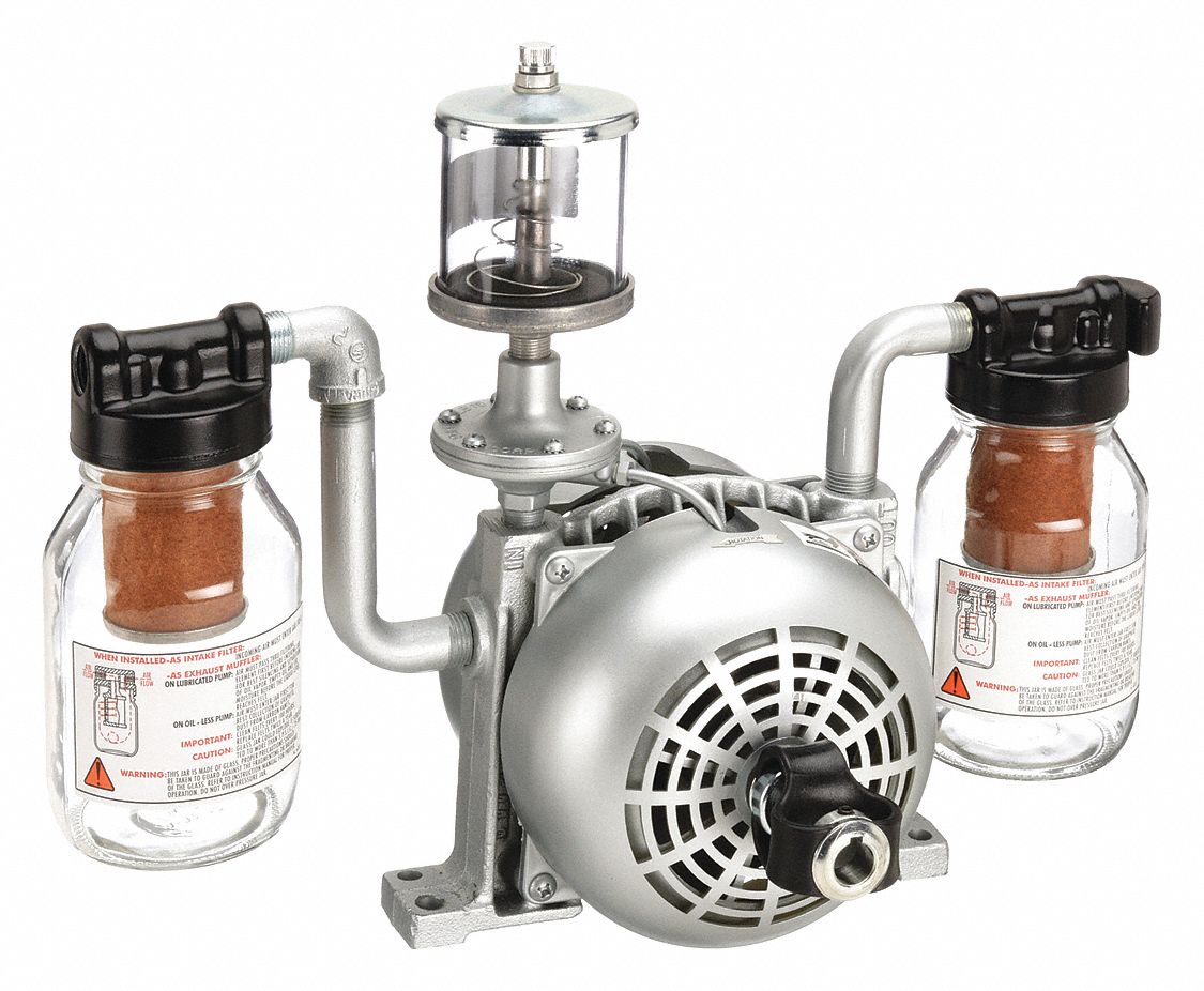 GAST, 0.5 hp, 7.3 cfm_8.5 cfm, Vacuum Pump - 33K884|1065-V2A - Grainger