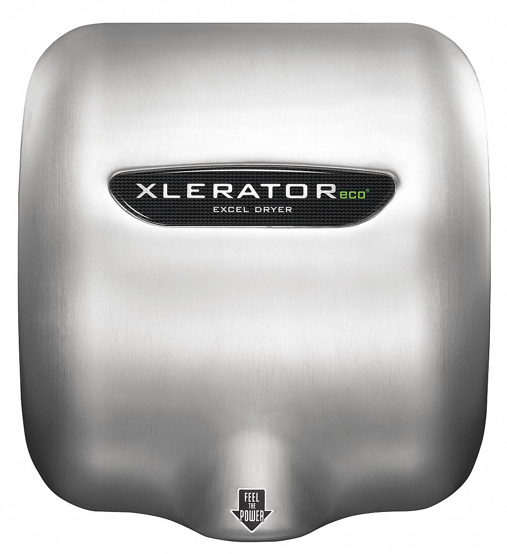 Stainless Steel, Fixed Nozzle, Automatic, Hand Dryer, 110 to 120 - Grainger