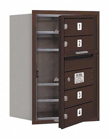 4C, 4 Doors, Mailbox - 33KW81|3706S-04ZFU - Grainger