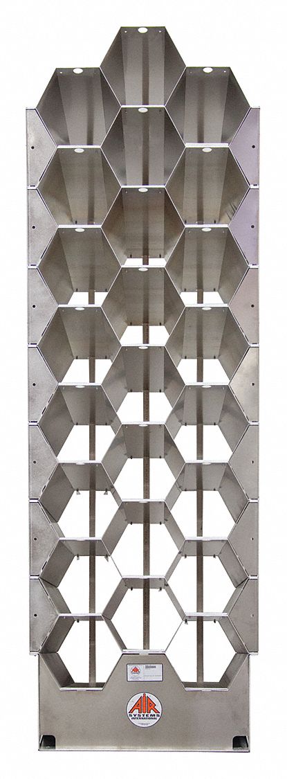 AIR SYSTEMS INTERNATIONAL, Aluminum, SCBA Pads, SCBA Storage Rack ...