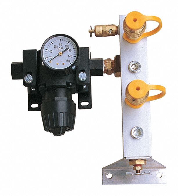 AIR SYSTEMS INTERNATIONAL POINT-OF-ATTACHMENT MANIFOLD, WALL-MOUNT, 4 ...