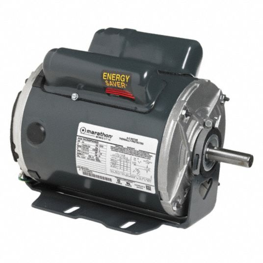 MARATHON MOTORS, Single Phase, Cradle Base, Agricultural Fan Motor ...