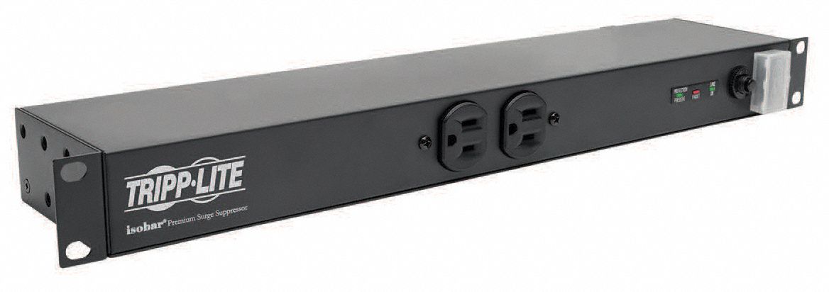 TRIPP LITE Surge Protected Power Distribution Unit: Black, 12 Outlets ...