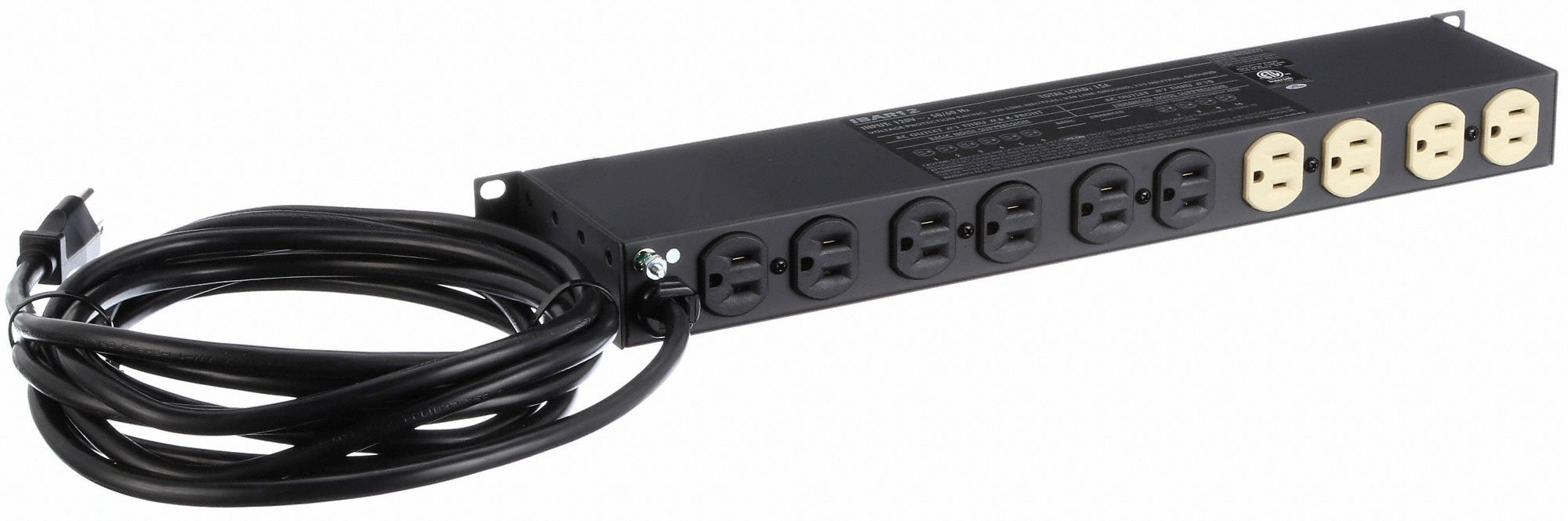 TRIPP LITE Surge Protected Power Distribution Unit: Black, 12 Outlets ...