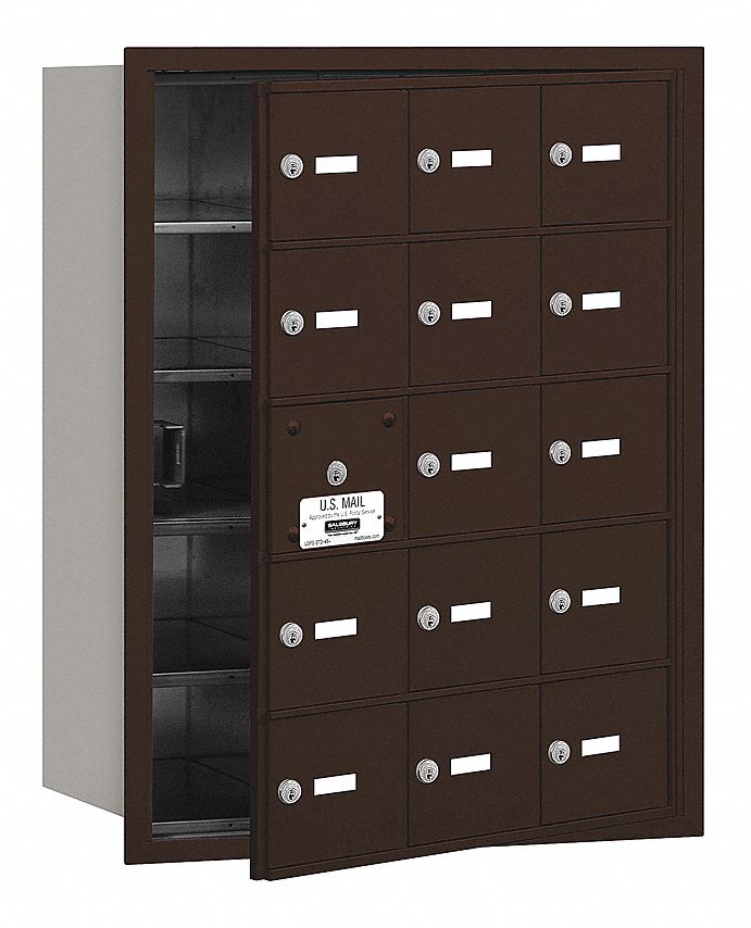 4B+, 15 Doors, Mailbox - 33LF60|3615ZFU - Grainger