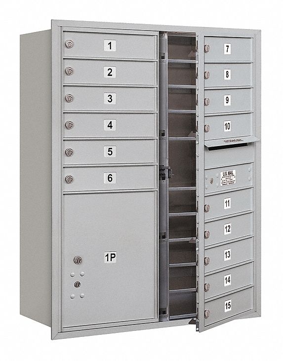 4C, 16 Doors, Mailbox - 33LU27|3711D-15AFU - Grainger