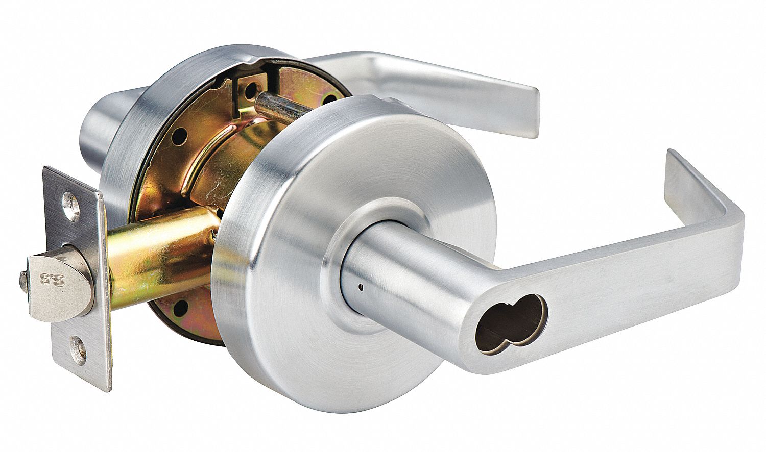 MASTER LOCK, Office Lever Locksets, Chrome, Door Lockset - 33M222 ...