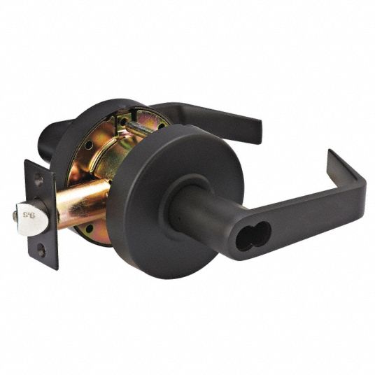 MASTER LOCK, Office Lever Locksets, Bronze, Door Lockset - 33M225 ...