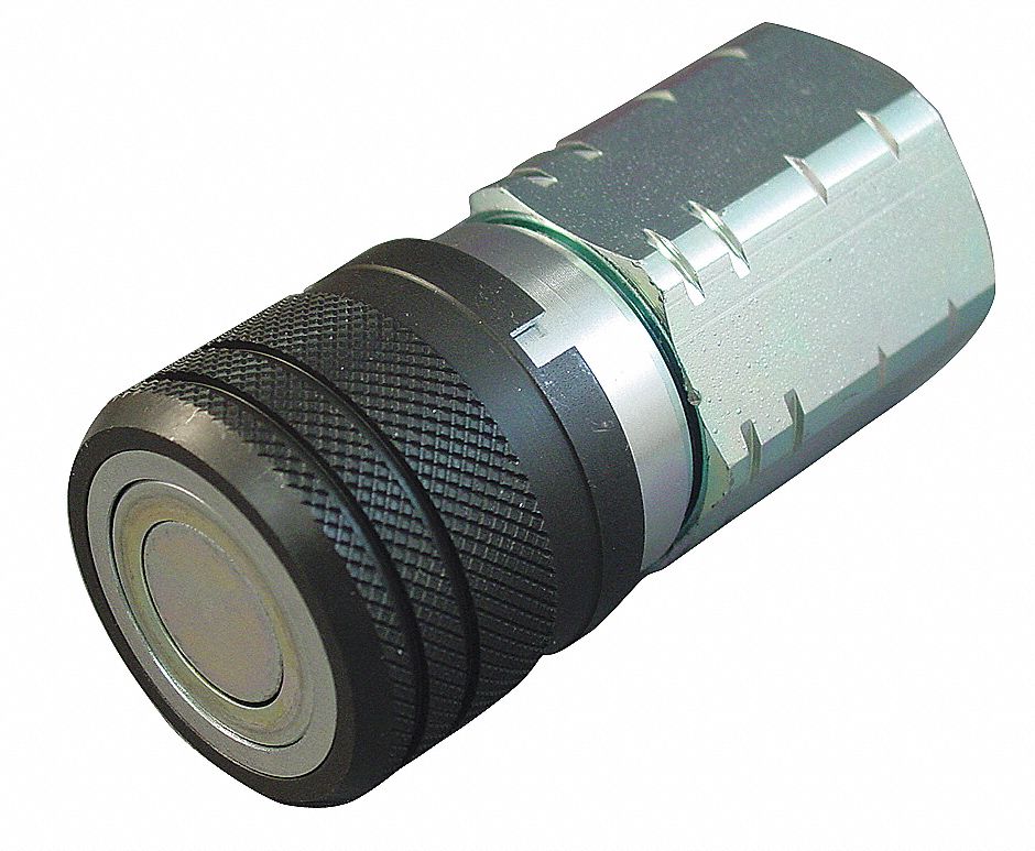 HANSEN, 3/4 in Coupling Size, Steel, Hydraulic Quick Connect Hose ...