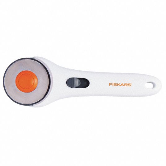 FISKARS, Straight, 2 1/2 in Blade Dia, Rotary Cutter - 33M297|197960 ...