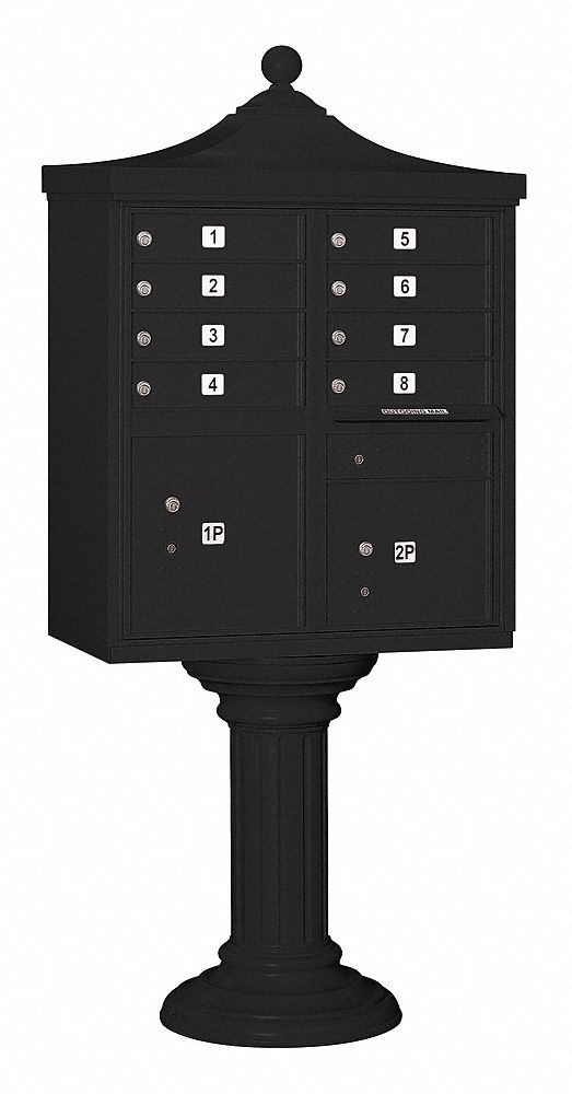 CBU, 10 Doors, Cluster Box Unit - 33MC16|3308R-BLK-U - Grainger