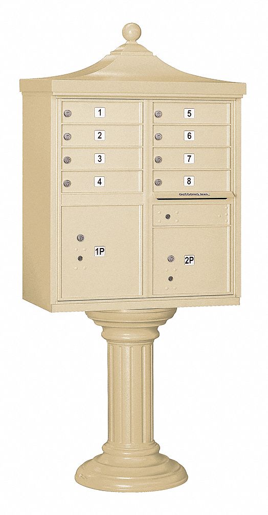 CBU, 10 Doors, Cluster Box Unit - 33MC19|3308R-SAN-U - Grainger