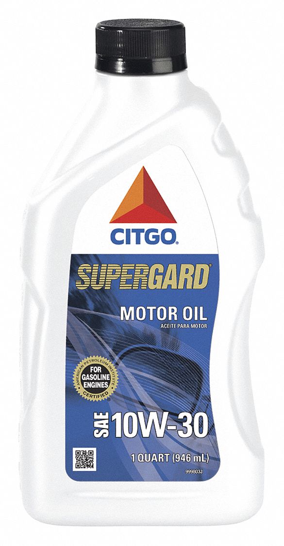 CITGO Synthetic Blend Engine Oil, 1 qt Bottle, SAE Grade: 10W-30, Amber ...