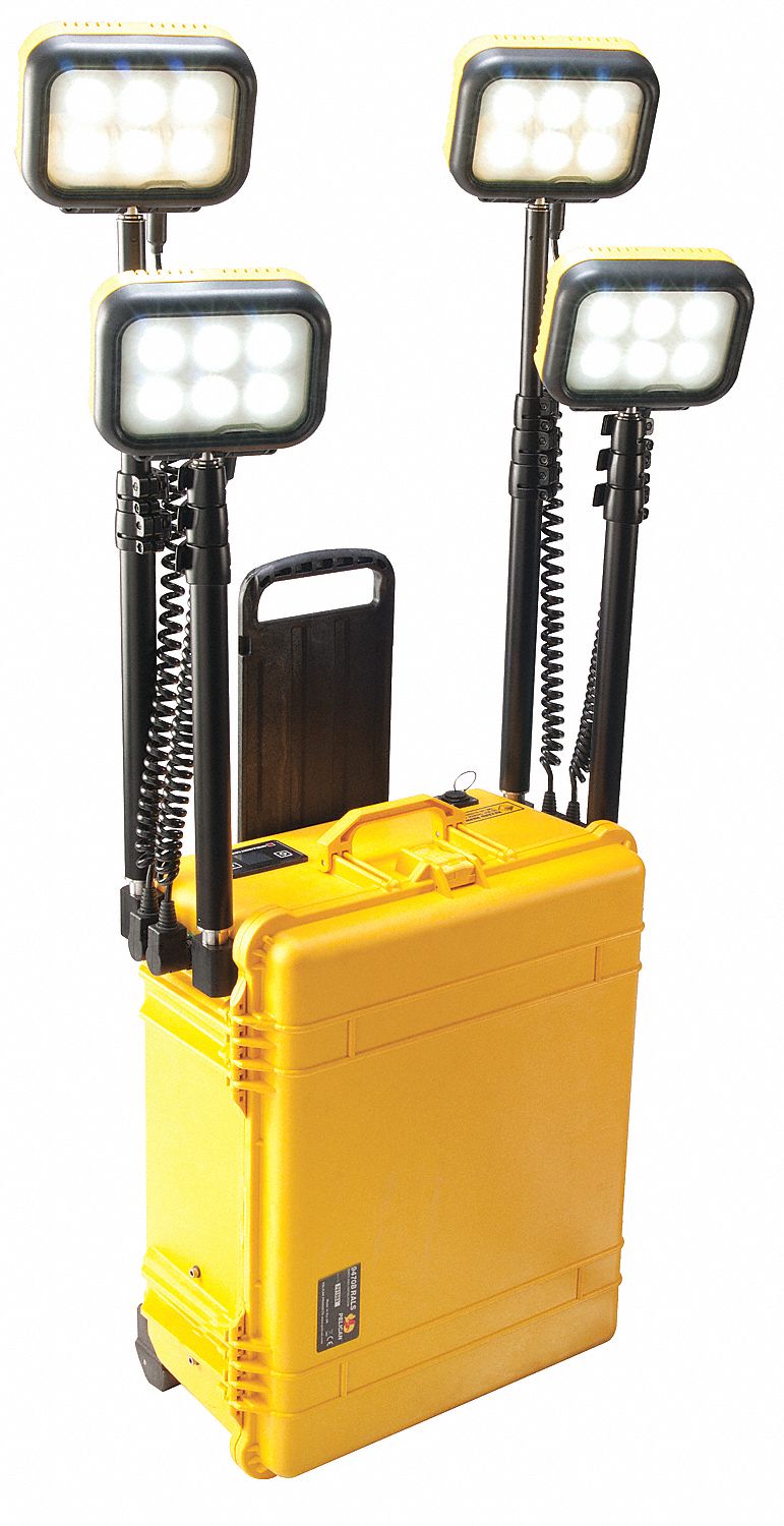 Remote Area Lighting System,12V,Yellow - Grainger