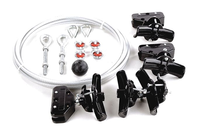 DAYTON, Wire Rope, 20 ft – 20 ft, Festoon System Kit - 33N211|33N211 ...