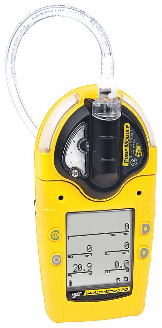 Multi-Gas Detector, 5 Gas, North America - Grainger