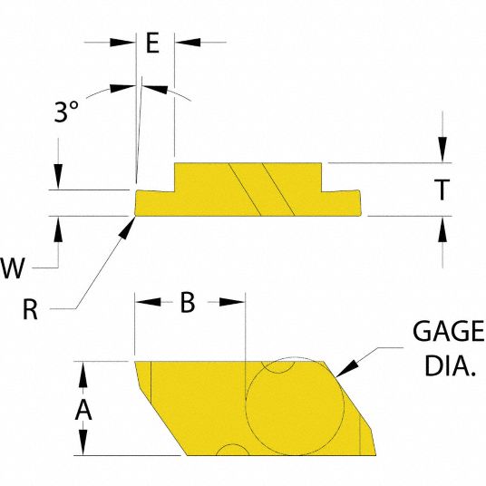 ULTRA-DEX USA, 2 Insert Size, Steel, Parting and Grooving Insert ...