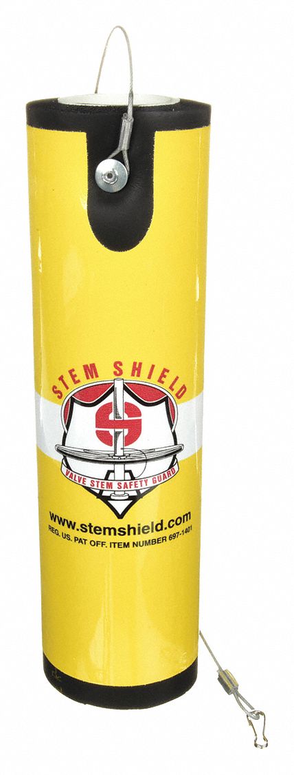 Valve Cover, PVC Core with Elastafoam Wrap, Yellow - Grainger