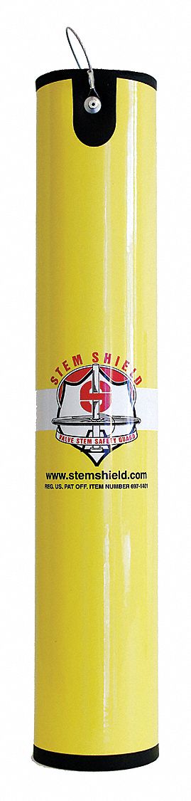 STEM SHIELD Valve Cover, PVC Core with Elastafoam Wrap, Yellow - 33NT02 ...