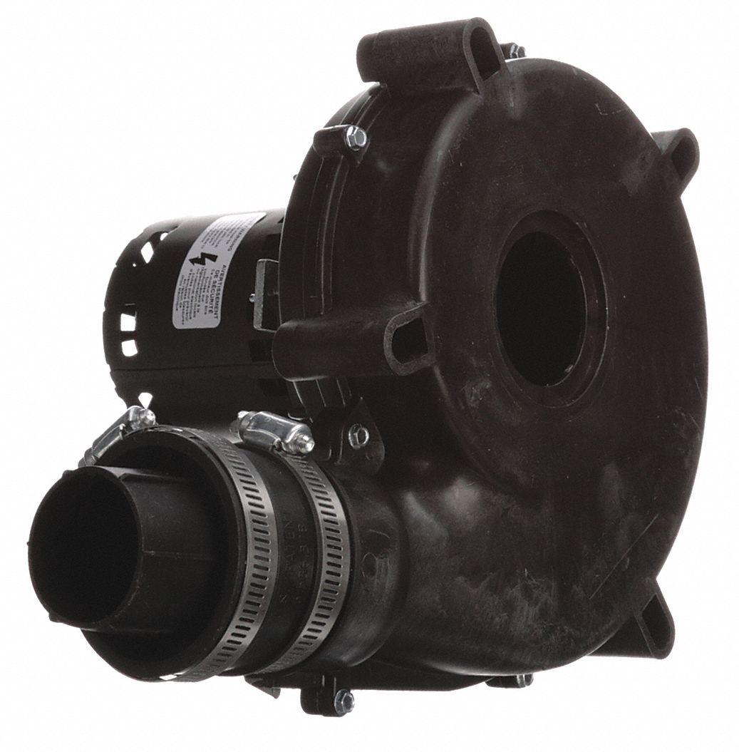 FASCO Draft Inducer, 2.0/1.7 Inlet and Outlet Dia. (In.), 115 Voltage ...