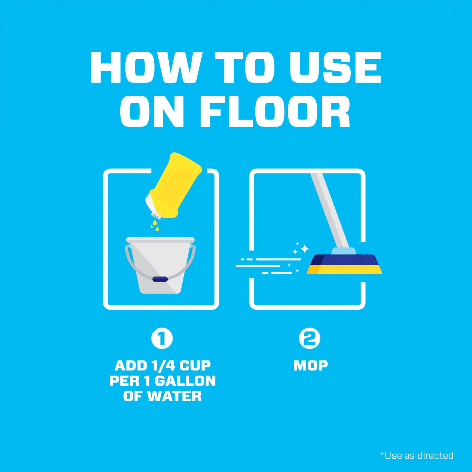 MR. CLEAN Multi-Purpose Cleaner: Jug, 1 gal Container Size, Ready to ...