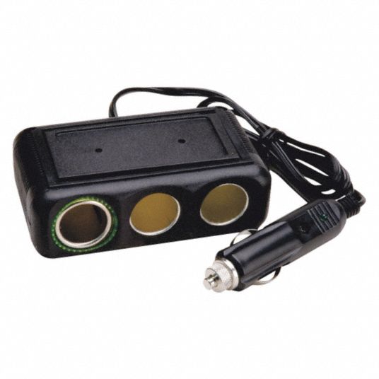 ROADPRO, Power Splitter, 30 in Power Cord/Mounting Bracket, Power ...