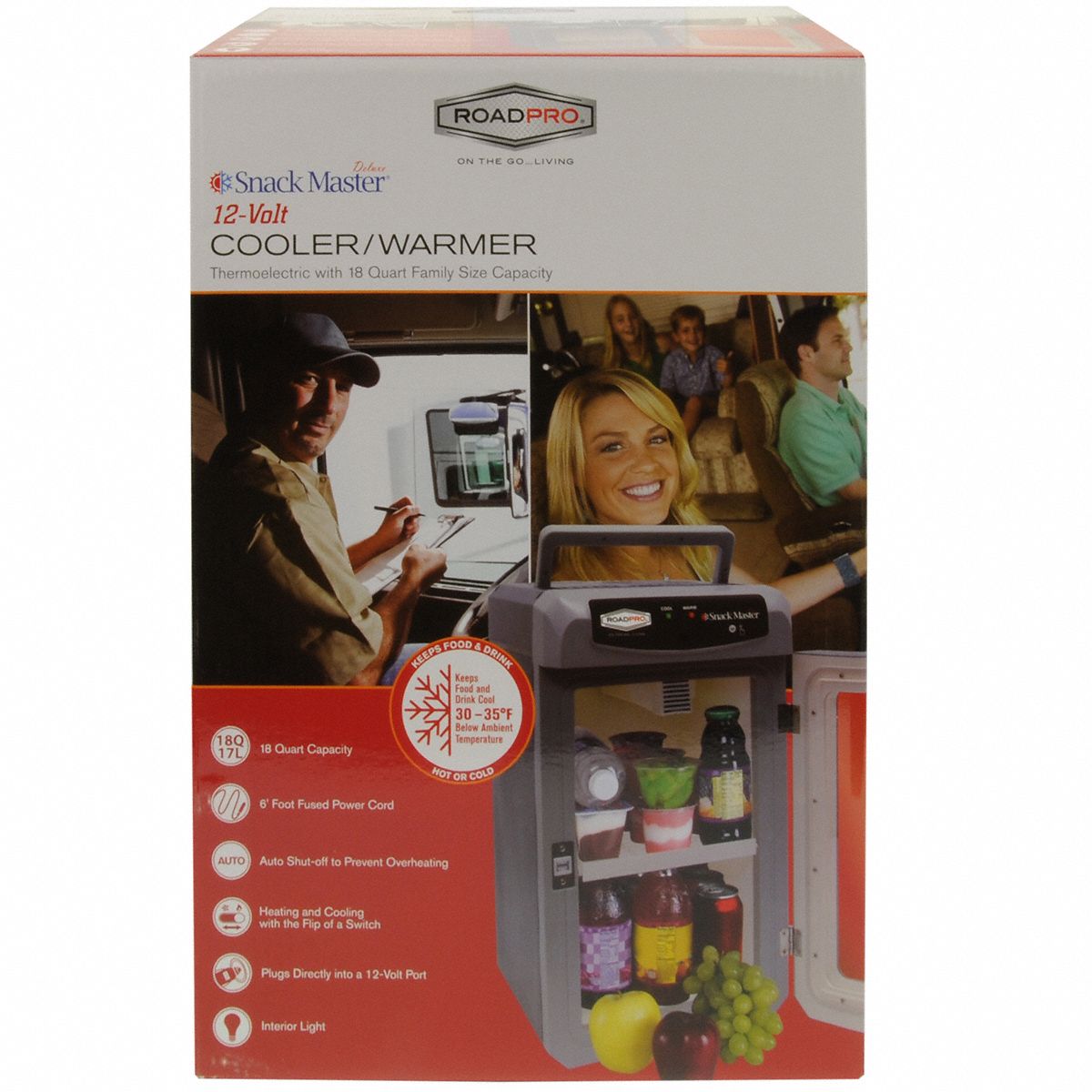 ROADPRO Warmer/Cooler, 20In Dia., 12V - 33NU88|RPSF5235 - Grainger