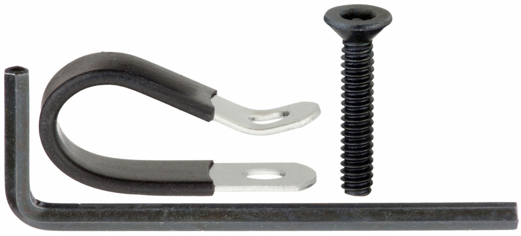 1 in Lg, 0.25 in Wd, Cord Security Clip - 33NW83|PVCL001 - Grainger