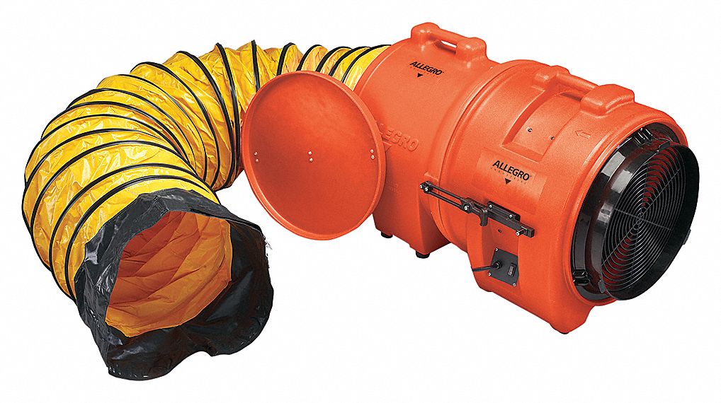 ALLEGRO 16IN AXIAL BLOWER W/ 25FT DUCTING - Electric Confined Space ...