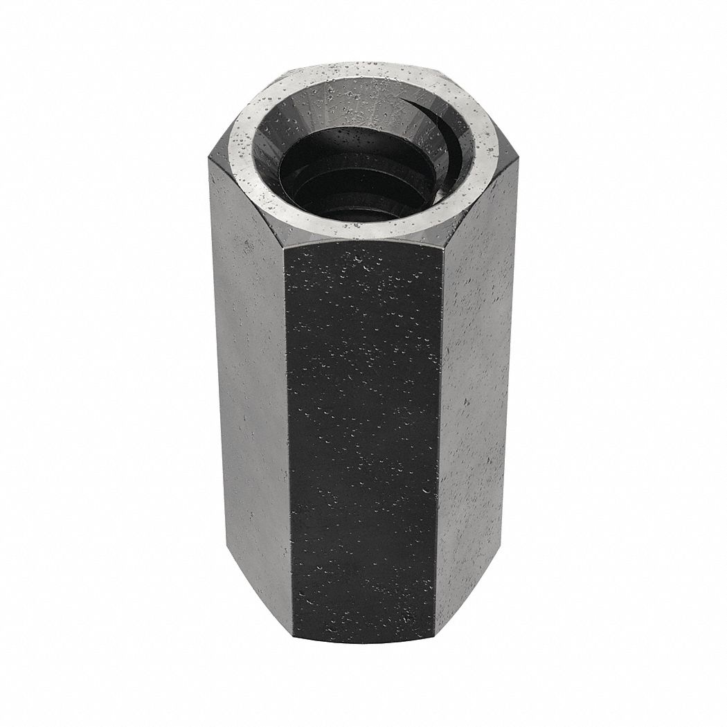APPROVED VENDOR Tuerca de Acople Hexagonal 3/4"-5, Sin Acabado, Grado 2, Acero, Derecha, PK5 ...
